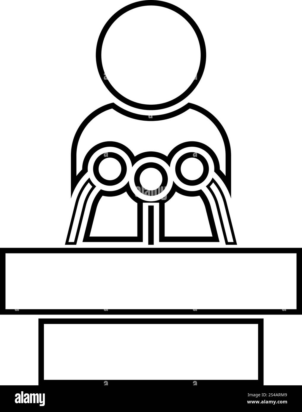 Public speaking concept speaker Black and White Stock Photos & Images ...