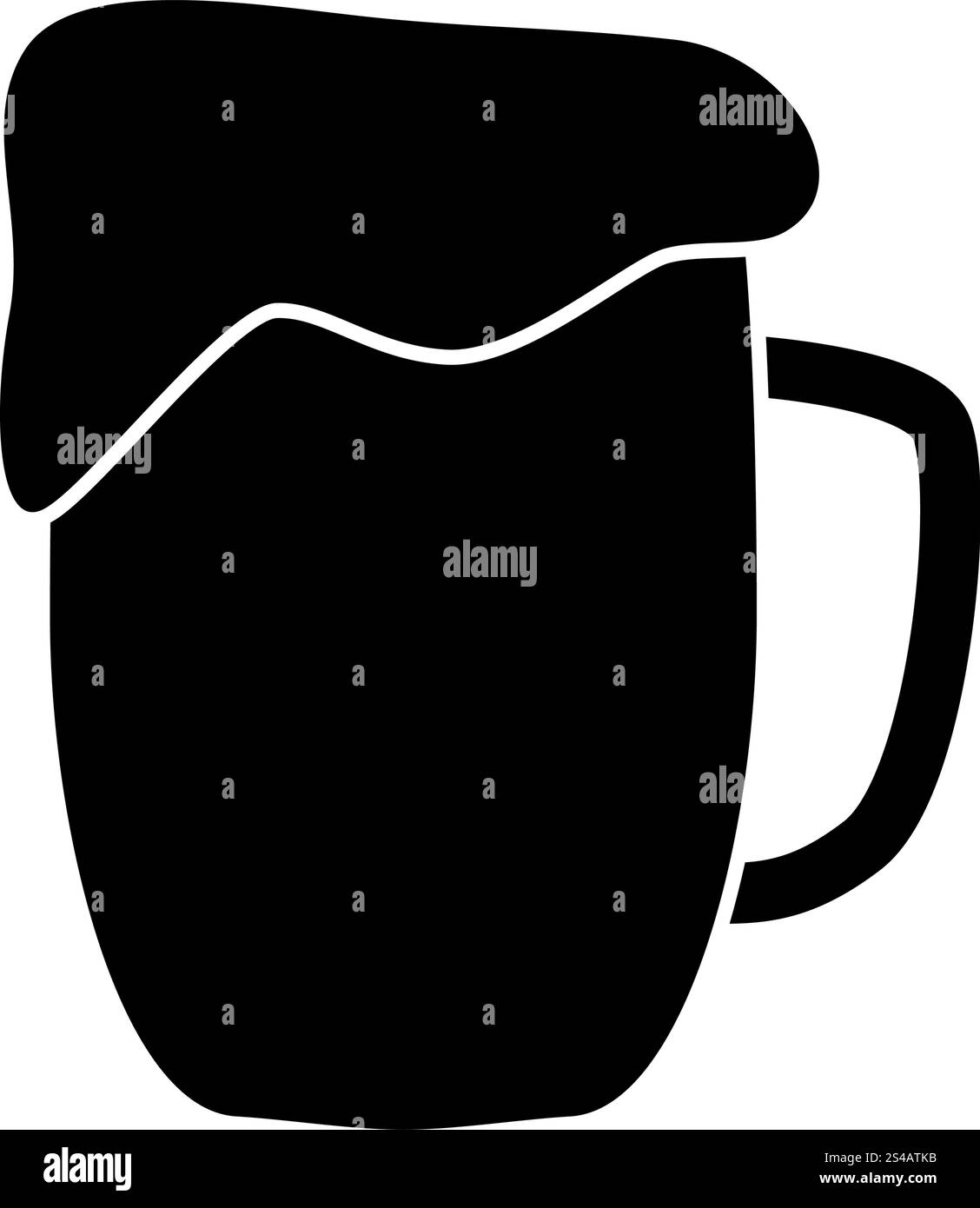 Tall black beer Stock Vector Images - Alamy