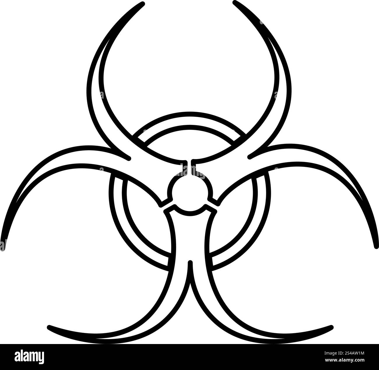 Biological danger icon Stock Vector Image & Art - Alamy