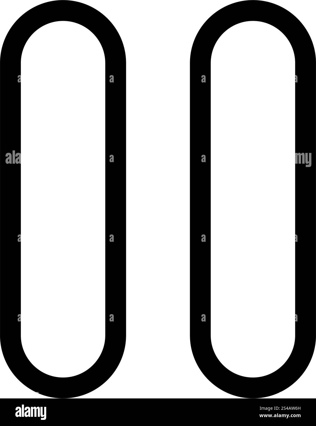 Pause icon Stock Vector Image & Art - Alamy