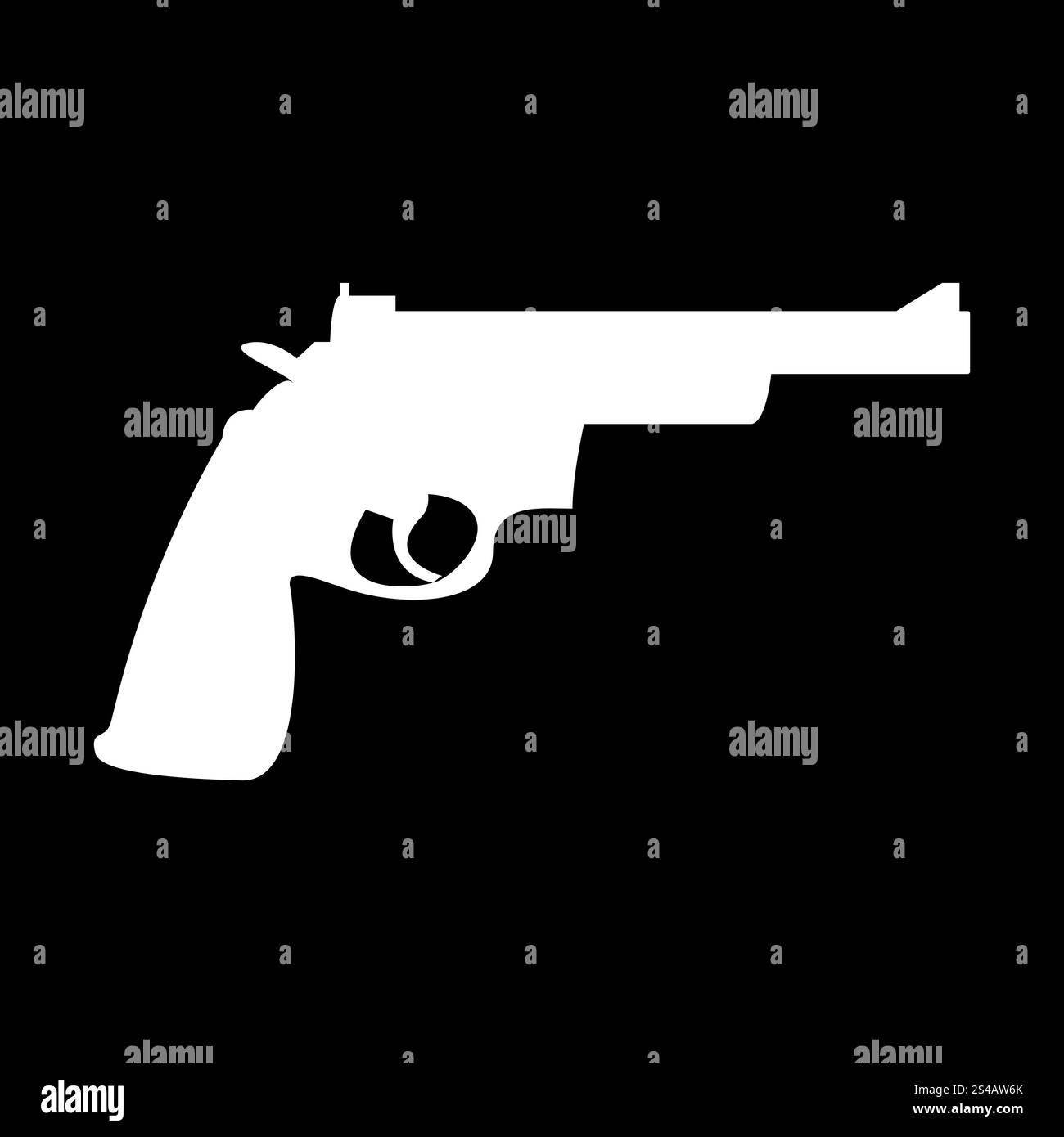 Gun revolver icon Stock Vector Image & Art - Alamy