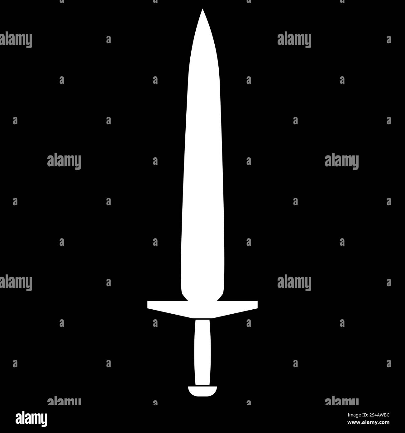 Dagger old icon simple Black and White Stock Photos & Images - Alamy