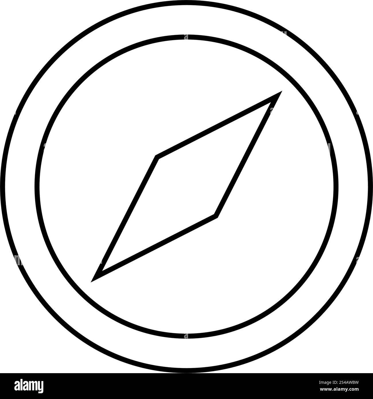 Compass Icon Stock Vector Image And Art Alamy