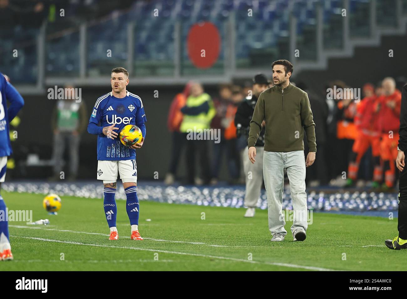 Roma, Italy. 10th Jan, 2025. Cesc Fabregas (Como) Football/Soccer : Italian "Serie A Enilive ...
