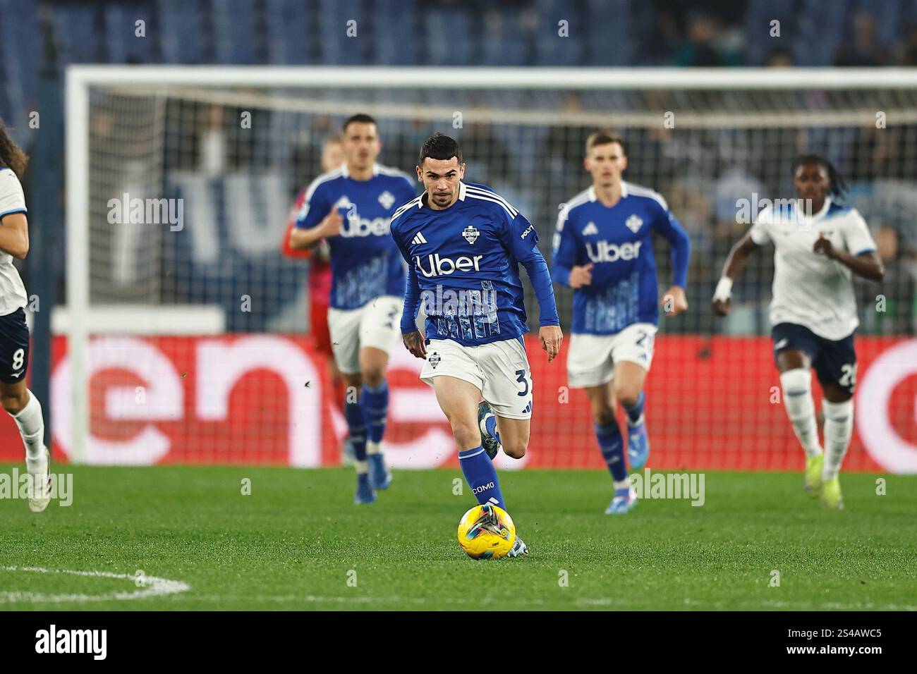 Roma, Italy. 10th Jan, 2025. Lucas Da Cunha (Como) Football/Soccer : Italian "Serie A Enilive ...