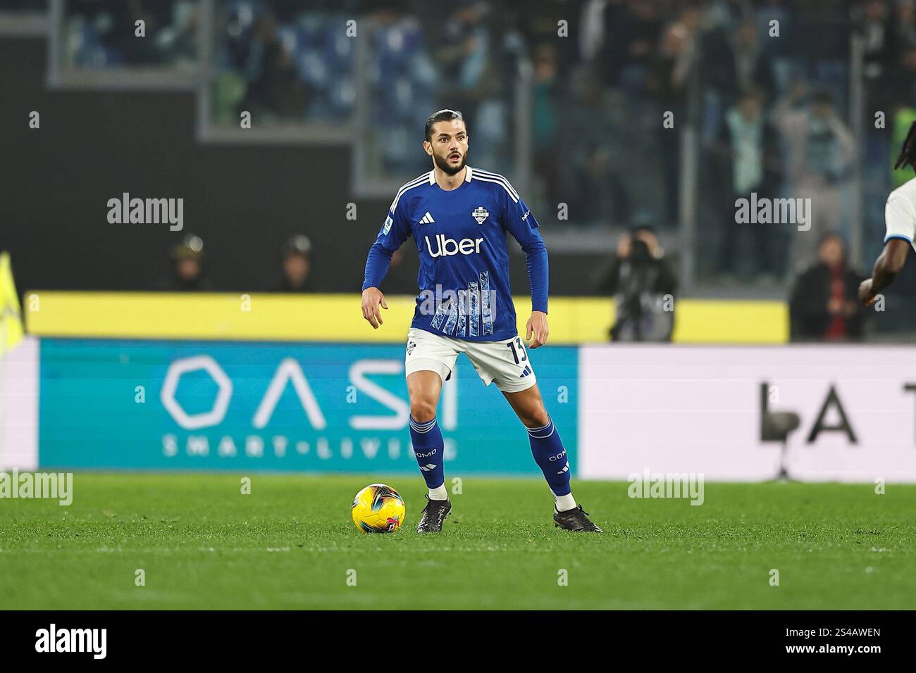 Roma, Italy. 10th Jan, 2025. Alberto Dossena (Como) Football/Soccer : Italian "Serie A Enilive ...