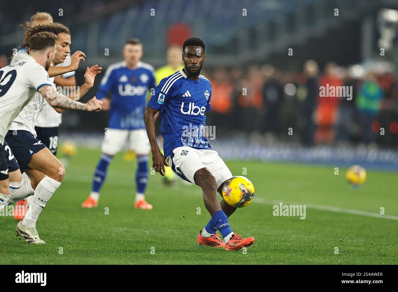 Roma, Italy. 10th Jan, 2025. Alieu Fadera (Como) Football/Soccer ...