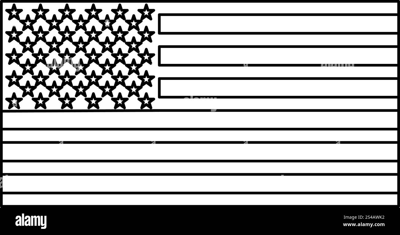 American flag icon Stock Vector Image & Art - Alamy
