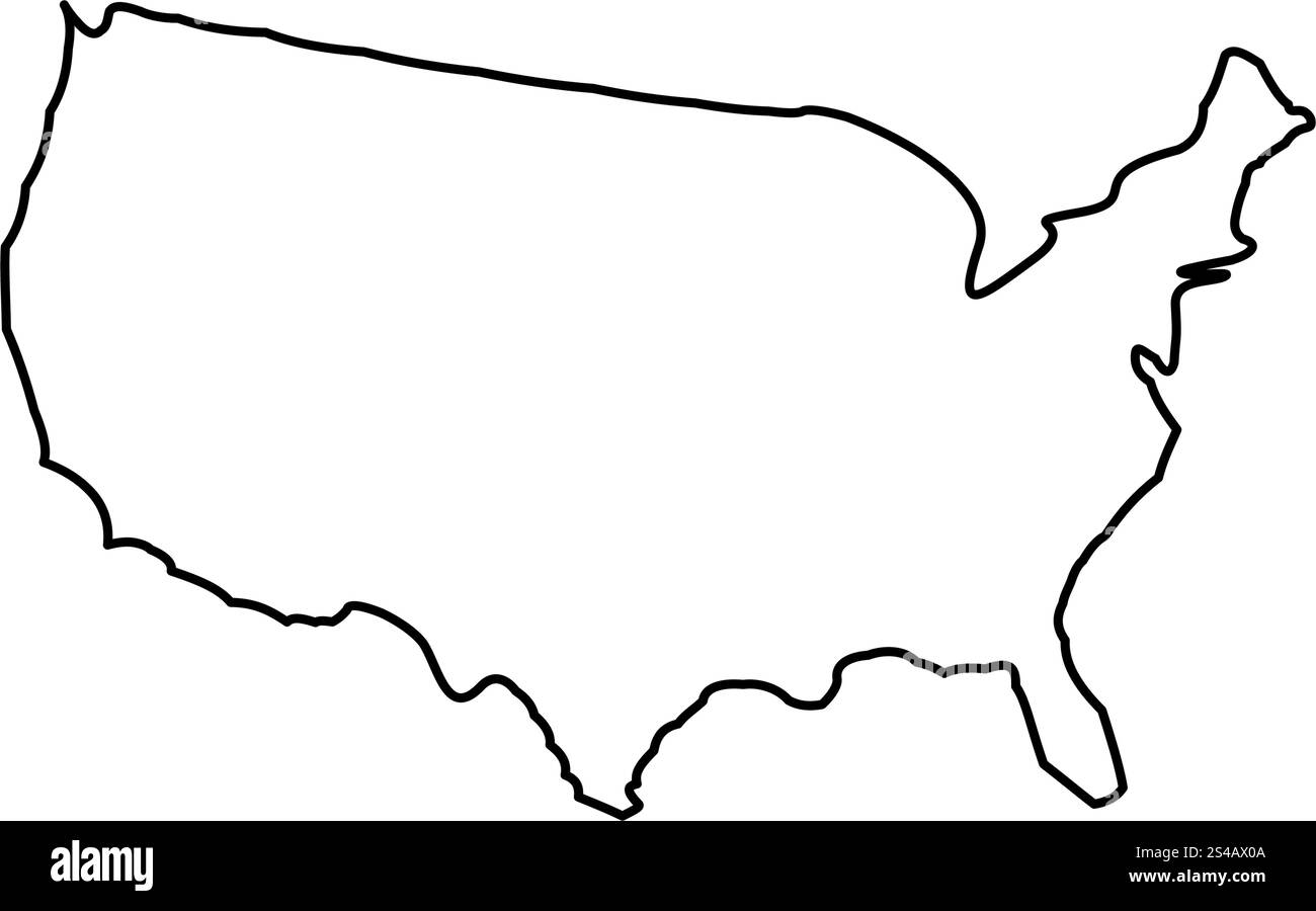 Map of America icon Stock Vector Image & Art - Alamy