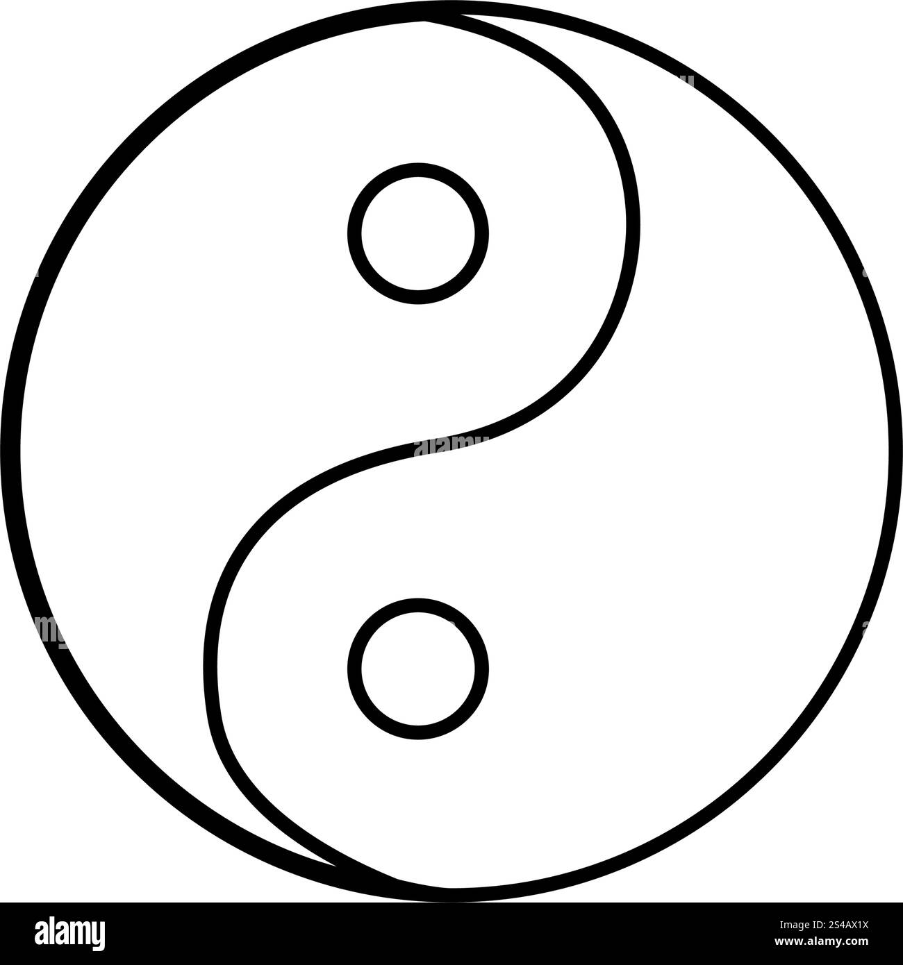 Yin Yang symbol icon Stock Vector Image & Art - Alamy