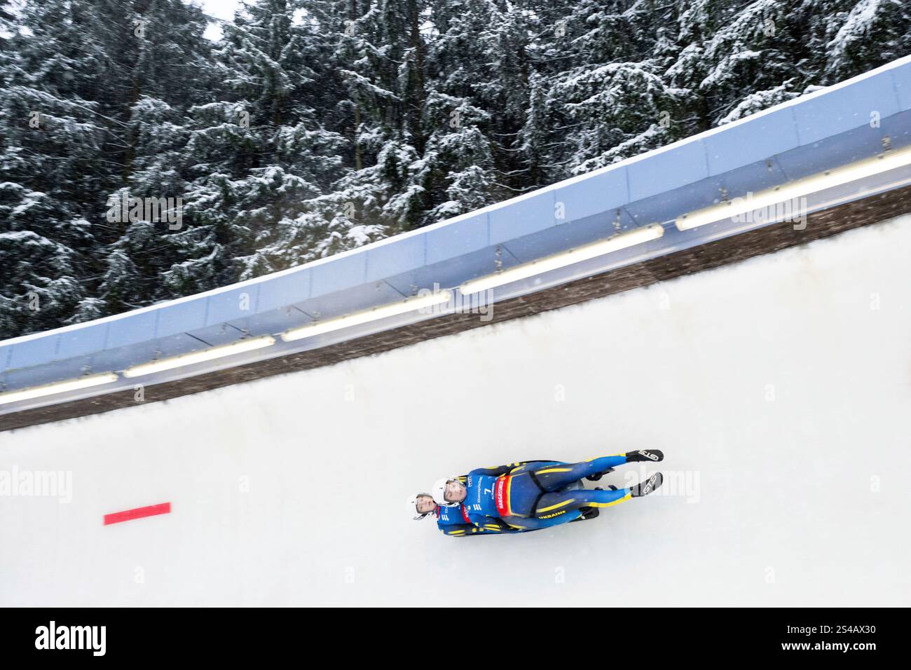 Olena Stetskiv, Oleksandra Mokh (Ukraine), GER, FIL Eberspaecher Rodel ...