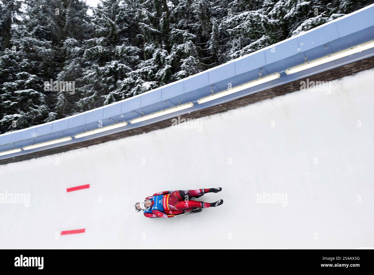 Anda Upite, Zane Kaluma (Lettland), GER, FIL Eberspaecher Rodel Weltcup ...