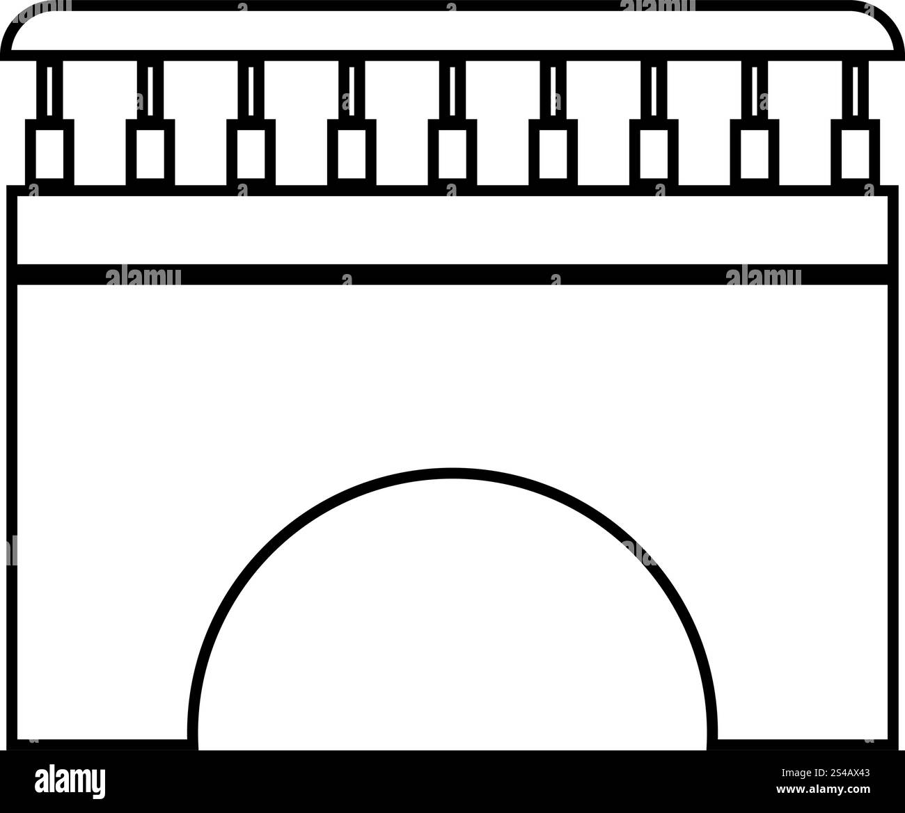 Link bridge Stock Vector Images - Alamy