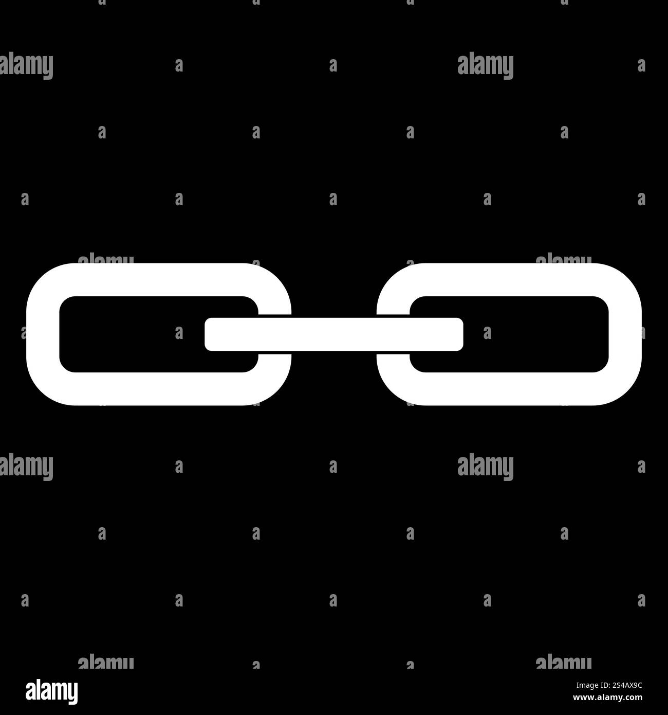Chain link icon Stock Vector Image & Art - Alamy
