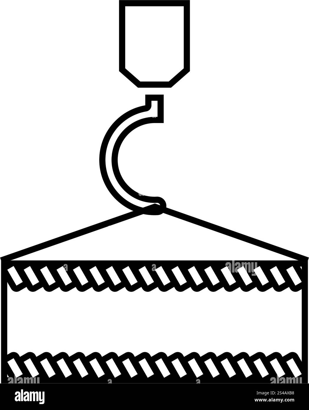 Crane hook black icon Stock Vector Image & Art - Alamy