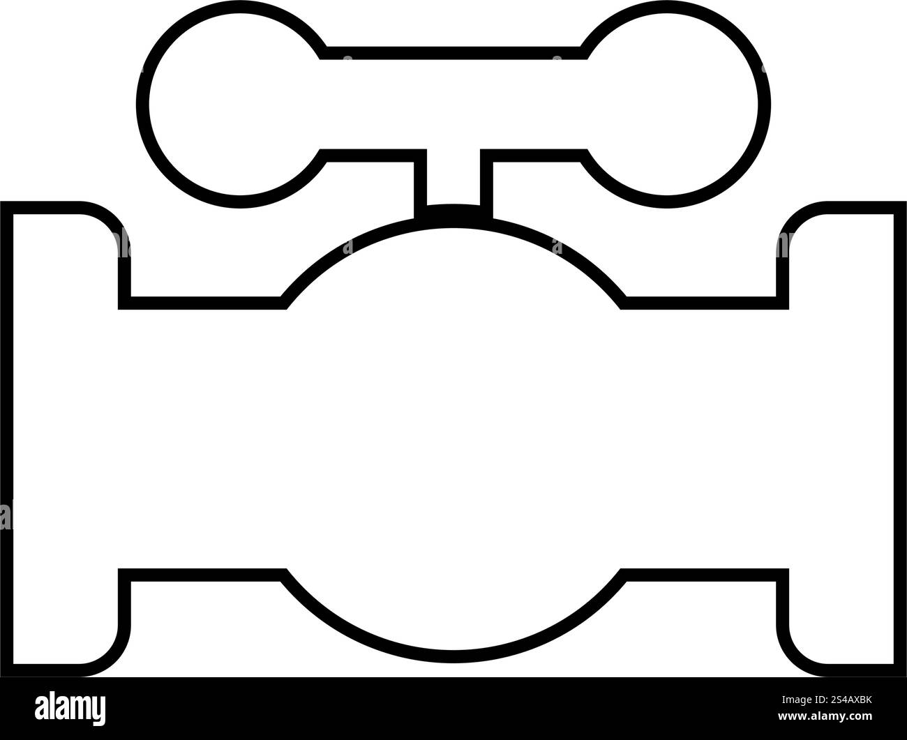 Valve black icon Stock Vector Image & Art - Alamy