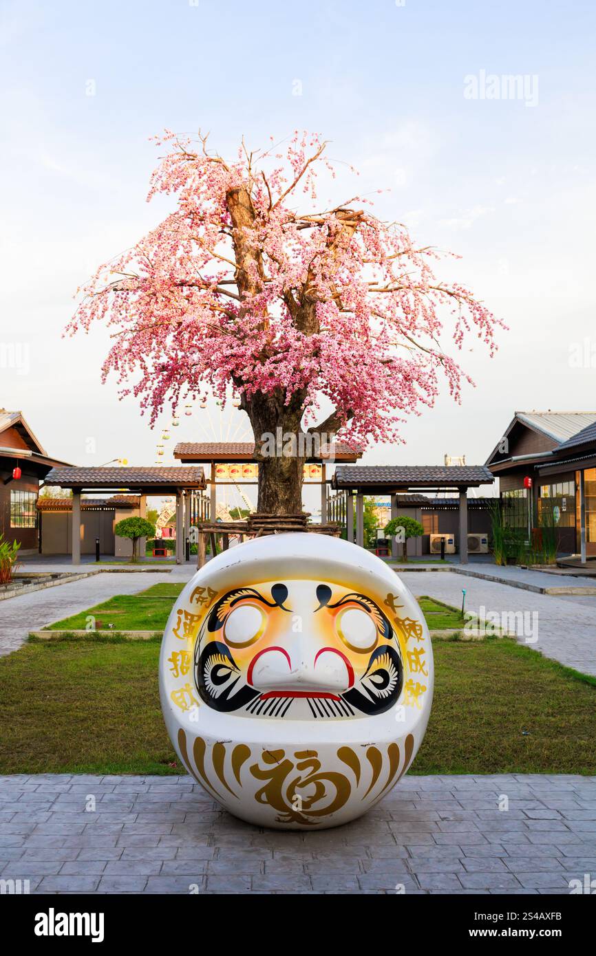 chonburi, THAILAND - August 25, 2024: The The Takasaki Daruma Gold Business prosperity at jpark ...