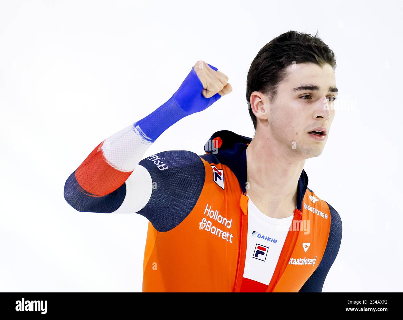 HEERENVEEN - Jenning De Boo (Netherlands) after finishing the second ...