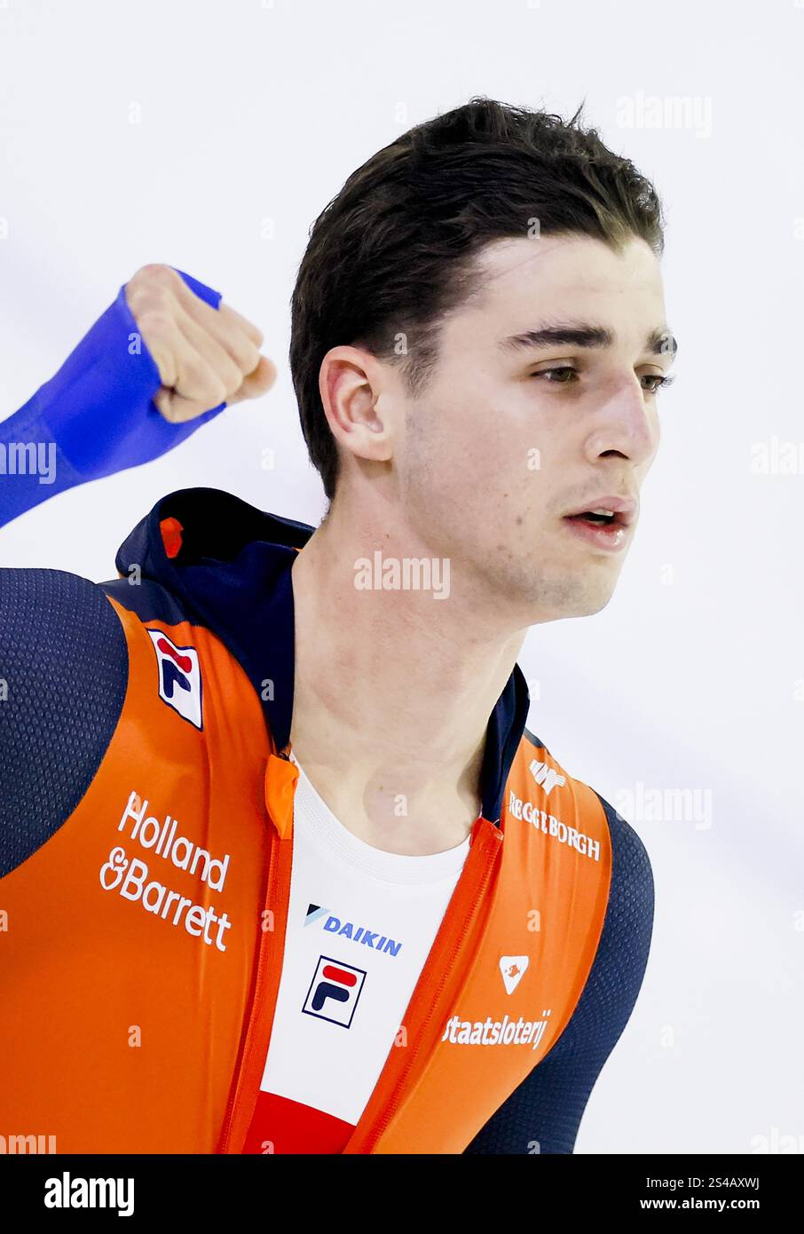 HEERENVEEN - Jenning De Boo (Netherlands) after finishing the second ...
