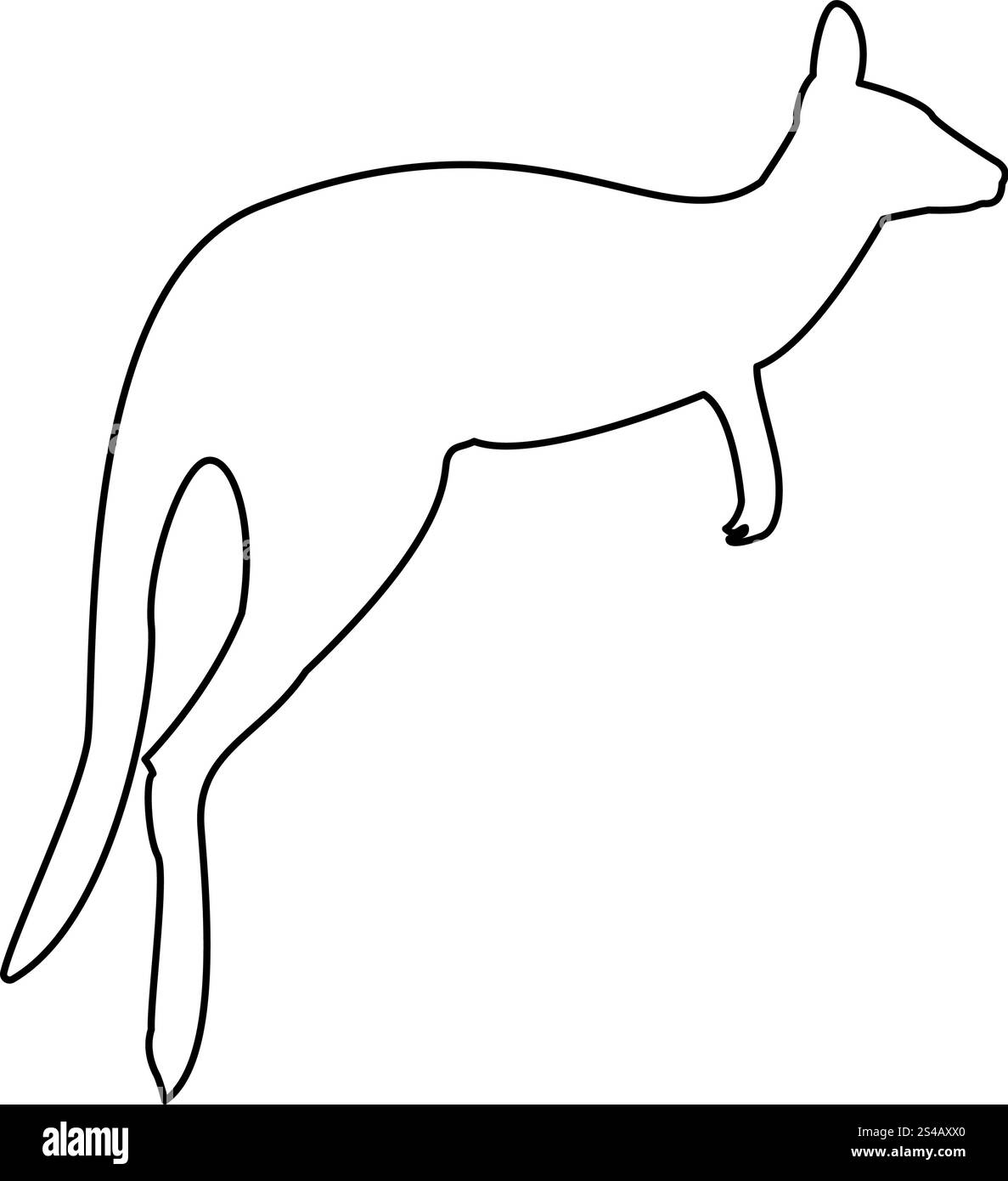 Kangaroo icon Stock Vector Image & Art - Alamy