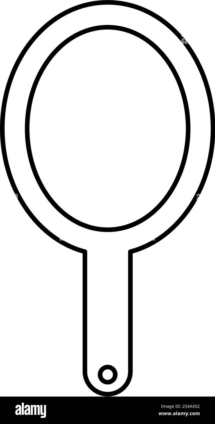 Hand mirror icon Stock Vector Image & Art - Alamy