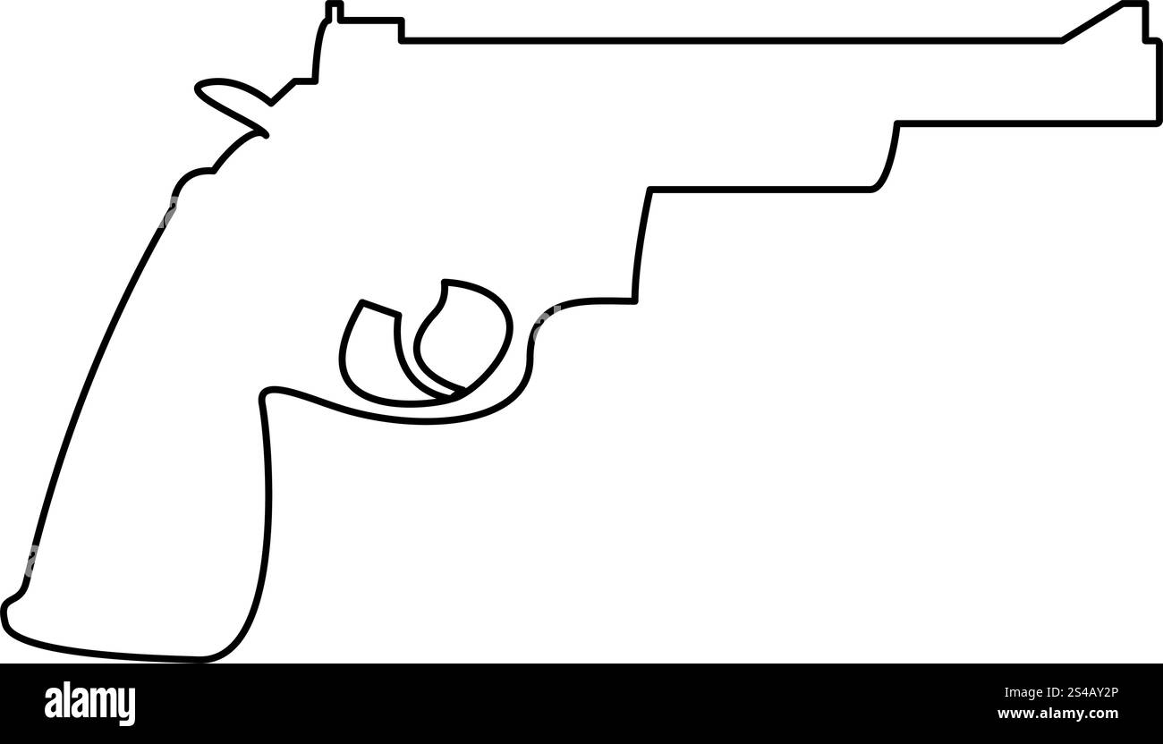 Vintage american gun Cut Out Stock Images & Pictures - Alamy