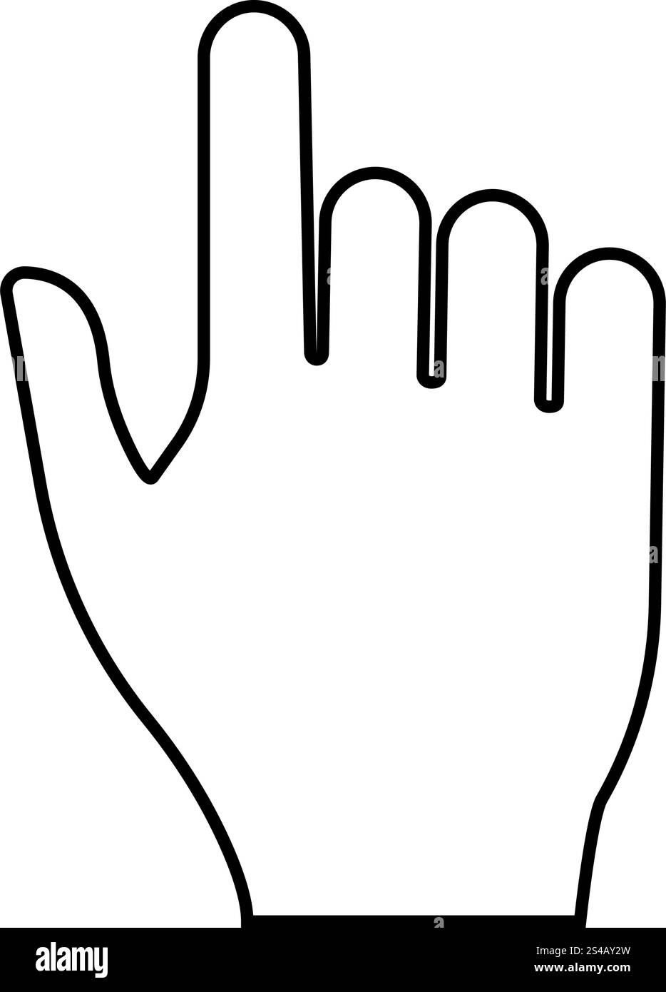 Pointing hand icon Stock Vector Image & Art - Alamy