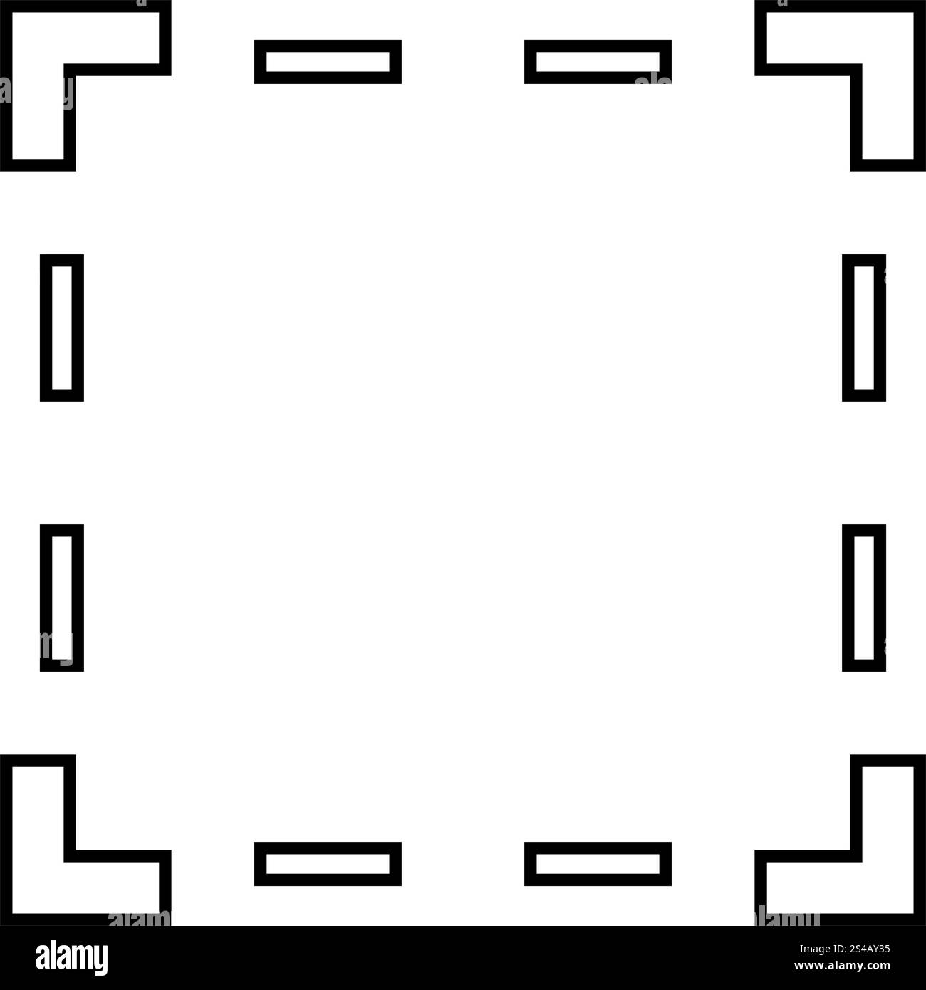 Crop black icon Stock Vector Image & Art - Alamy