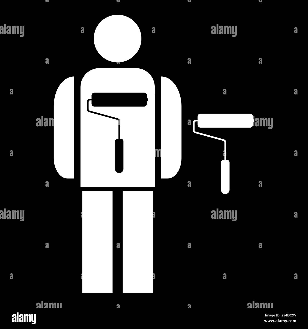 Painting master icon Stock Vector Image & Art - Alamy