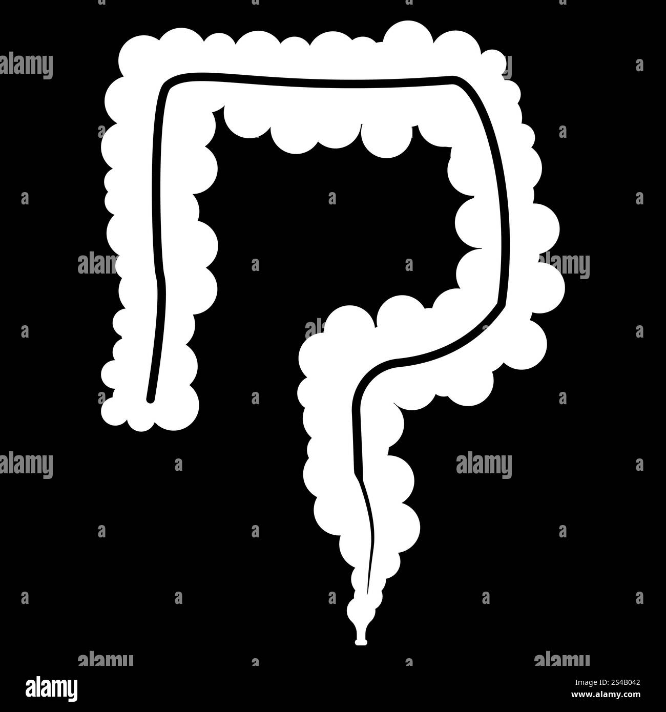 Intestine icon .. Intestine icon Stock Vector Image & Art - Alamy