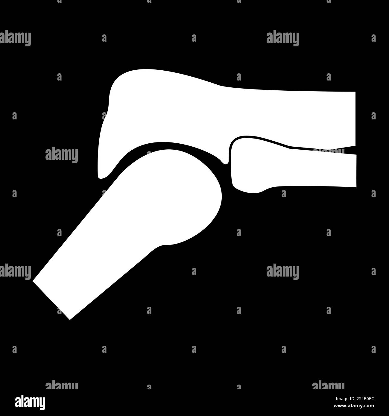 Arthritis knee joint Black and White Stock Photos & Images - Alamy