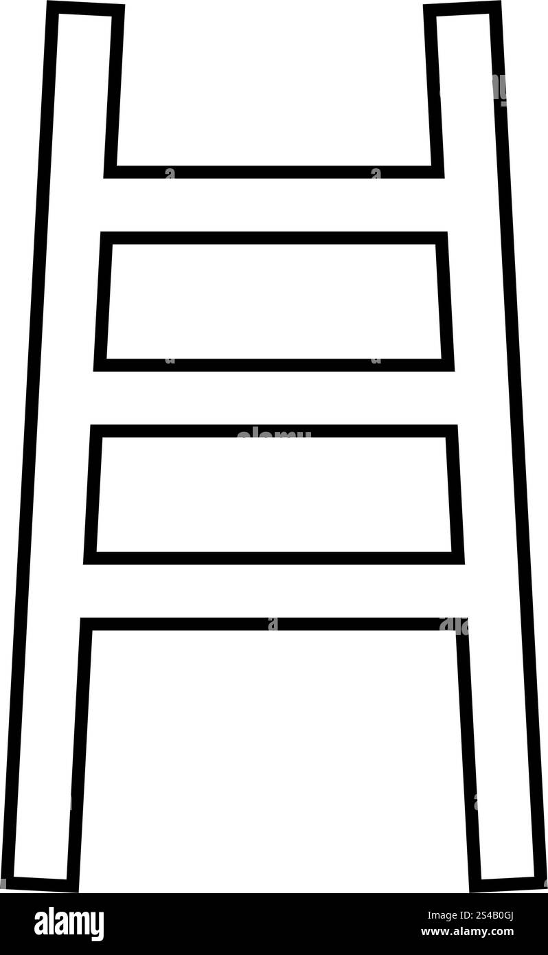 Black ladder hi-res stock photography and images - Alamy