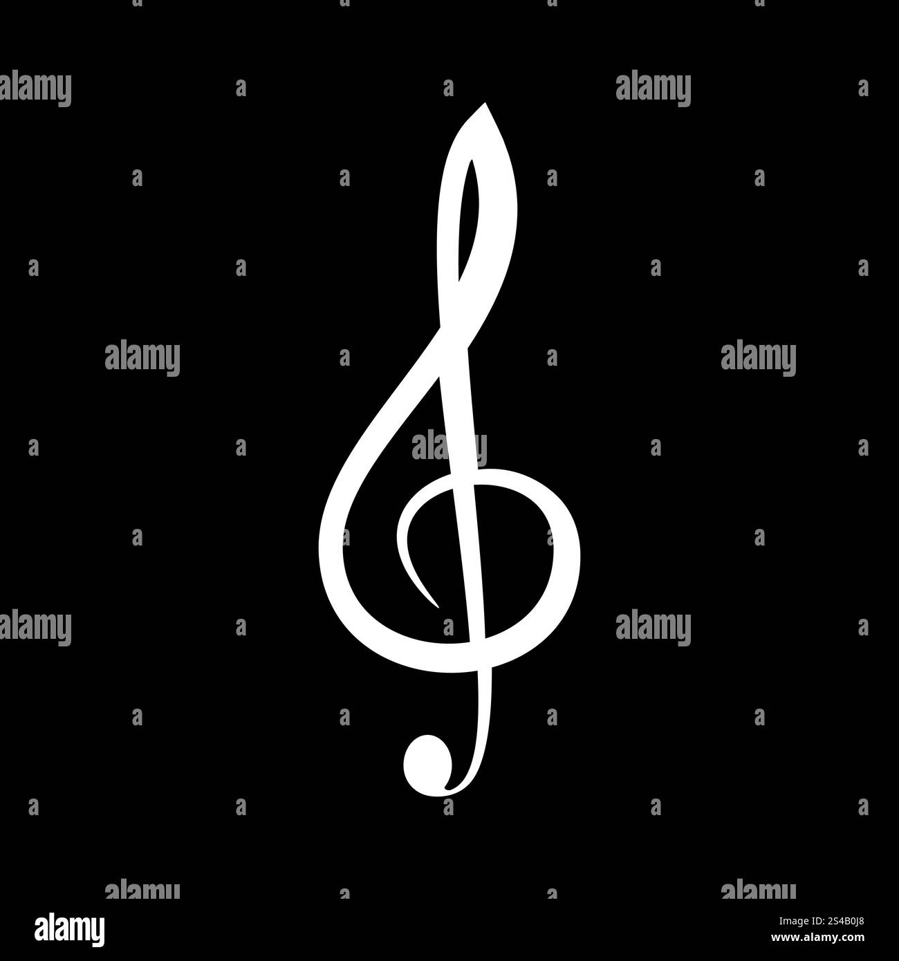 Treble clef icon Stock Vector Image & Art - Alamy