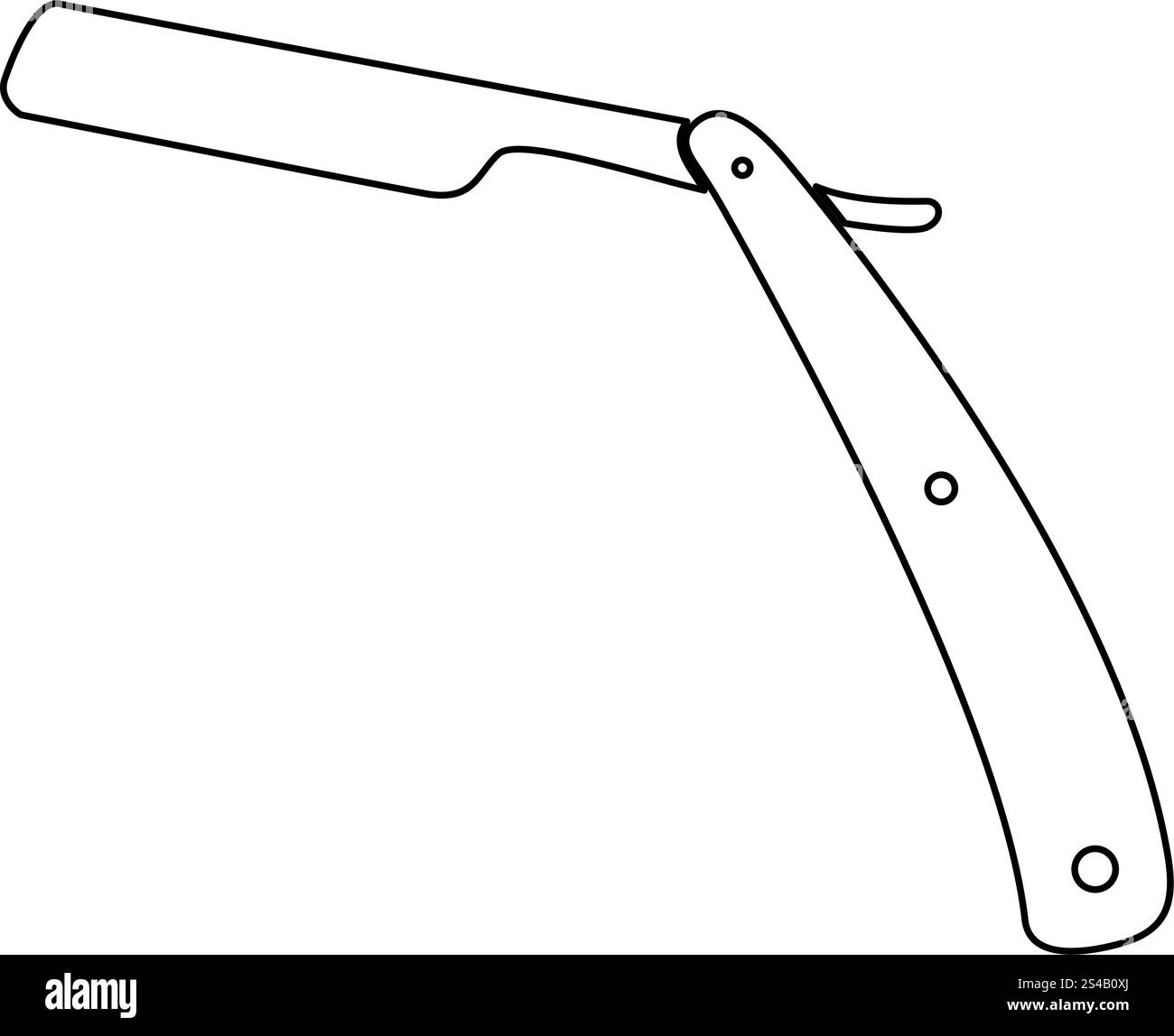 Straight razor vintage man hi-res stock photography and images - Alamy