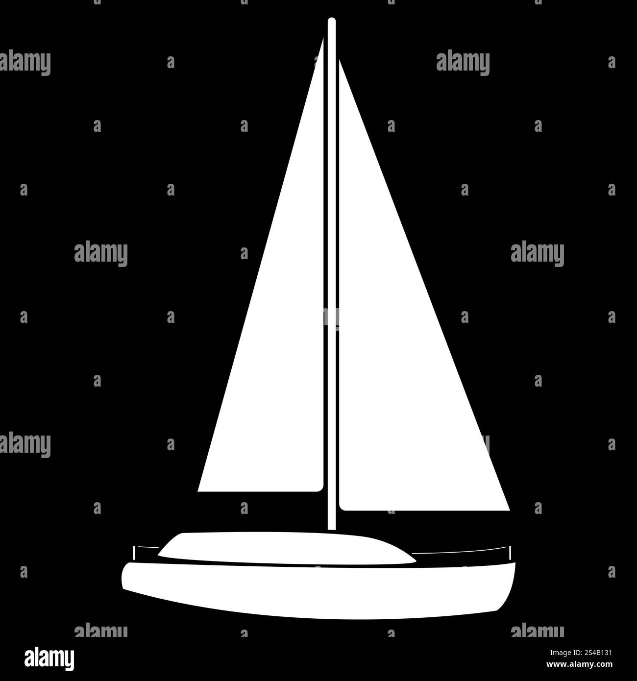 Yacht icon .. Yacht icon Stock Vector Image & Art - Alamy