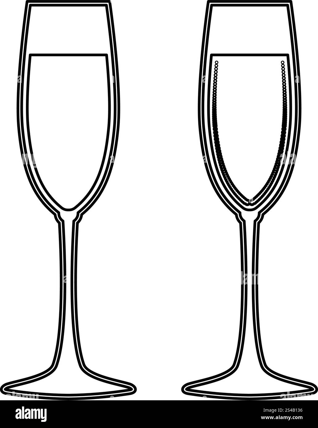 New year toast champagne Black and White Stock Photos & Images - Alamy