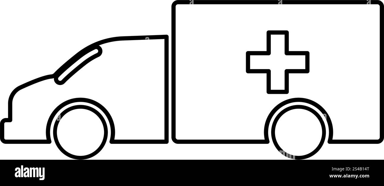 Emergency treatment van Black and White Stock Photos & Images - Alamy