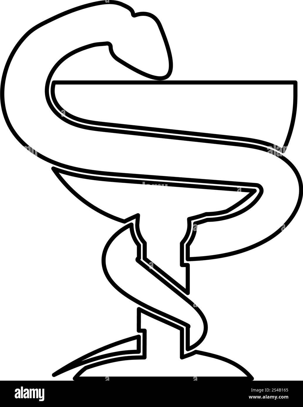 Cup with snake Black and White Stock Photos & Images - Alamy