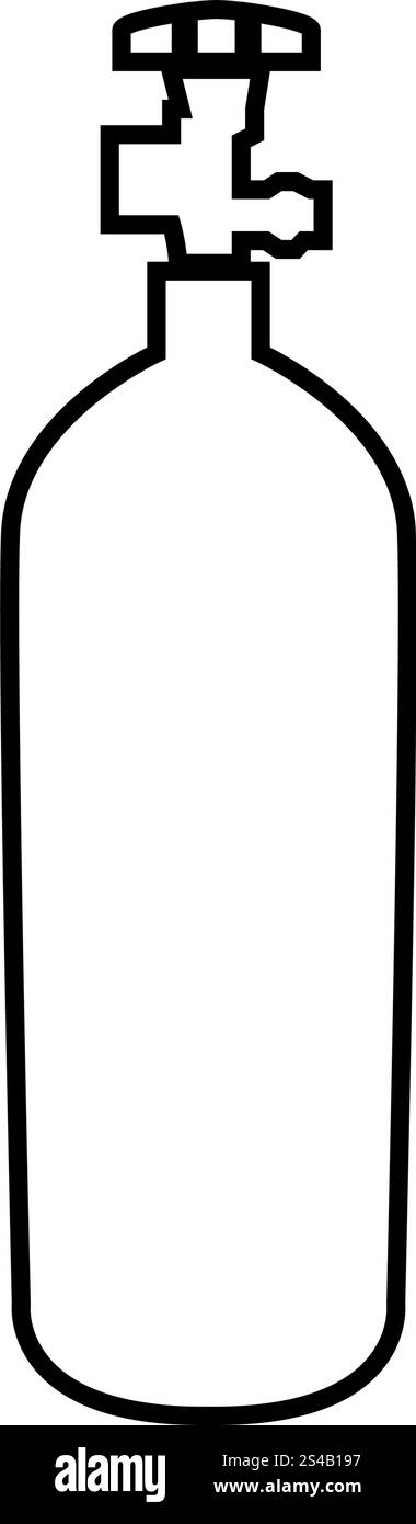 Co2 cylinder Stock Vector Images - Alamy