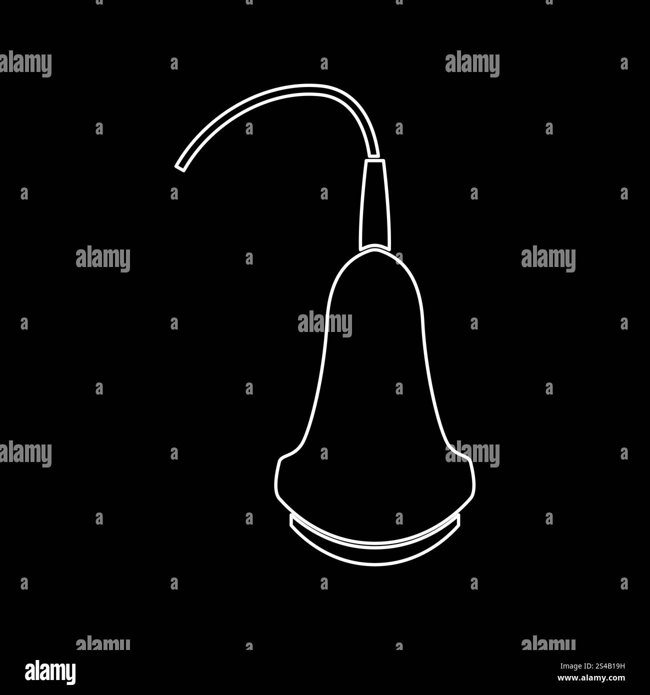 Ultrasound waves Stock Vector Images - Alamy