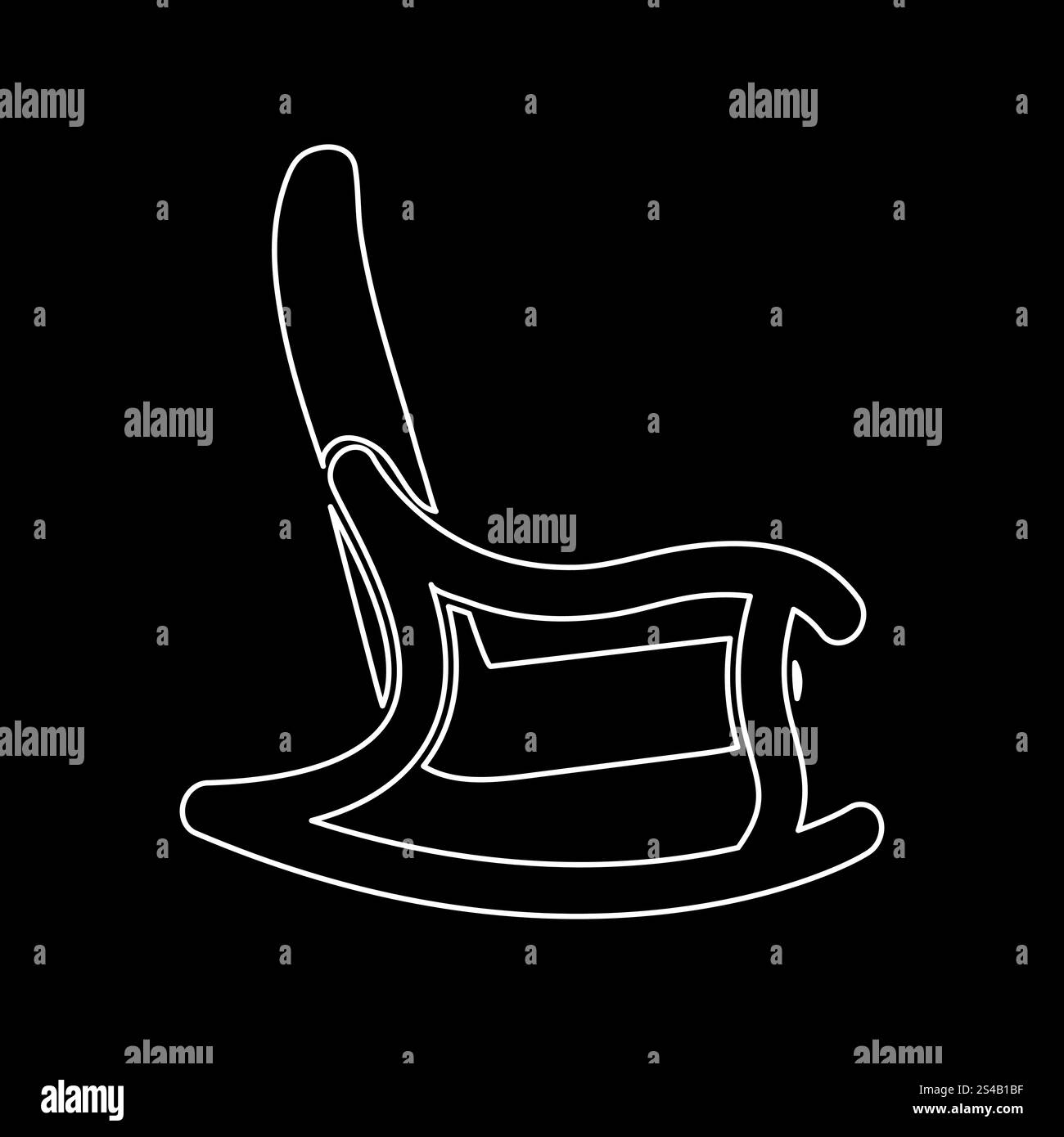Rocking chair icon Stock Vector Image & Art - Alamy