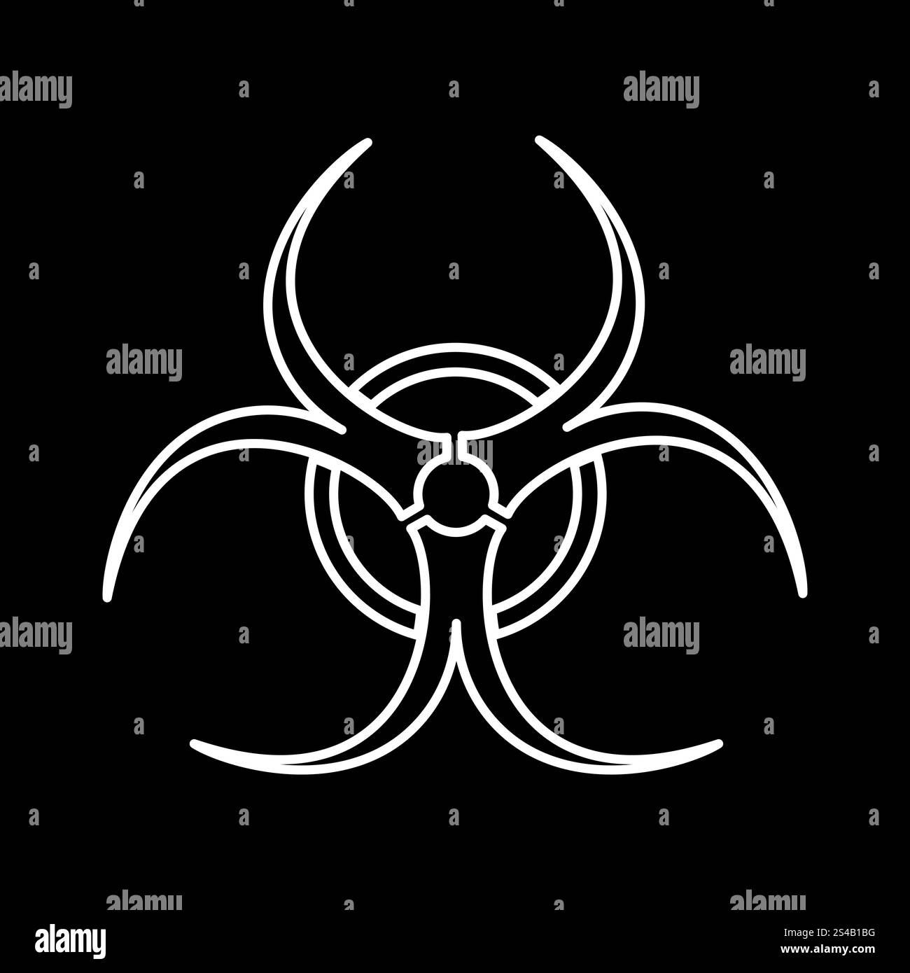Biological danger icon Stock Vector Image & Art - Alamy