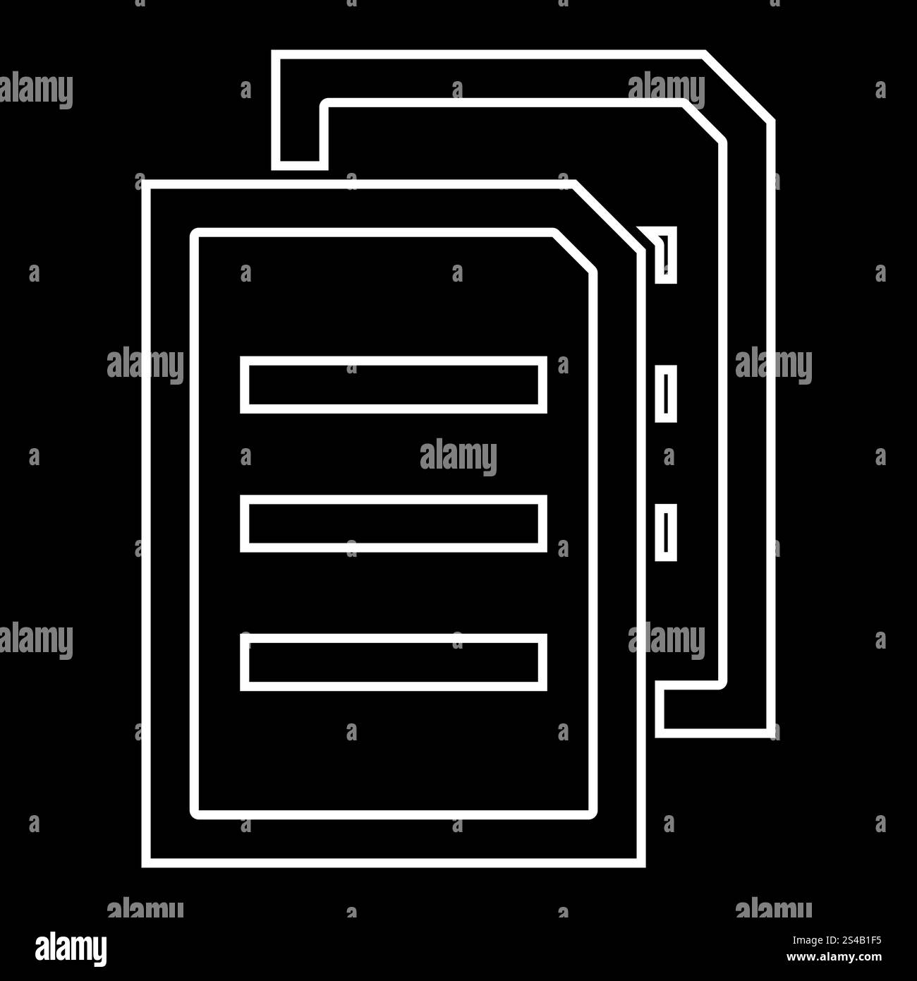 Menu sheets Stock Vector Images - Alamy