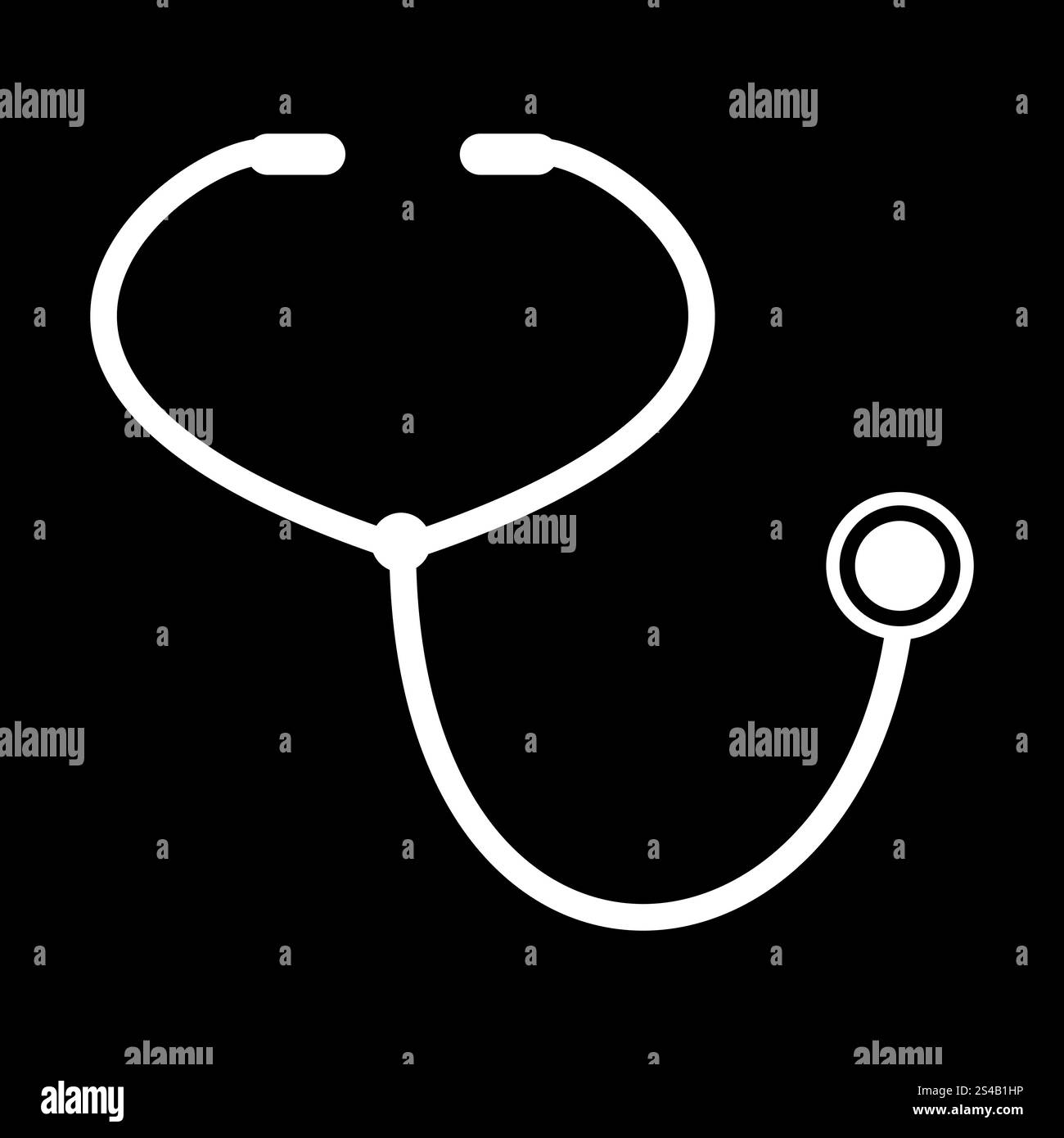 Stethoscope icon Stock Vector Image & Art - Alamy