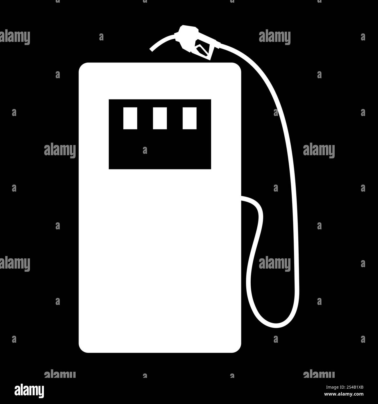 Filling the gas tank Black and White Stock Photos & Images - Alamy