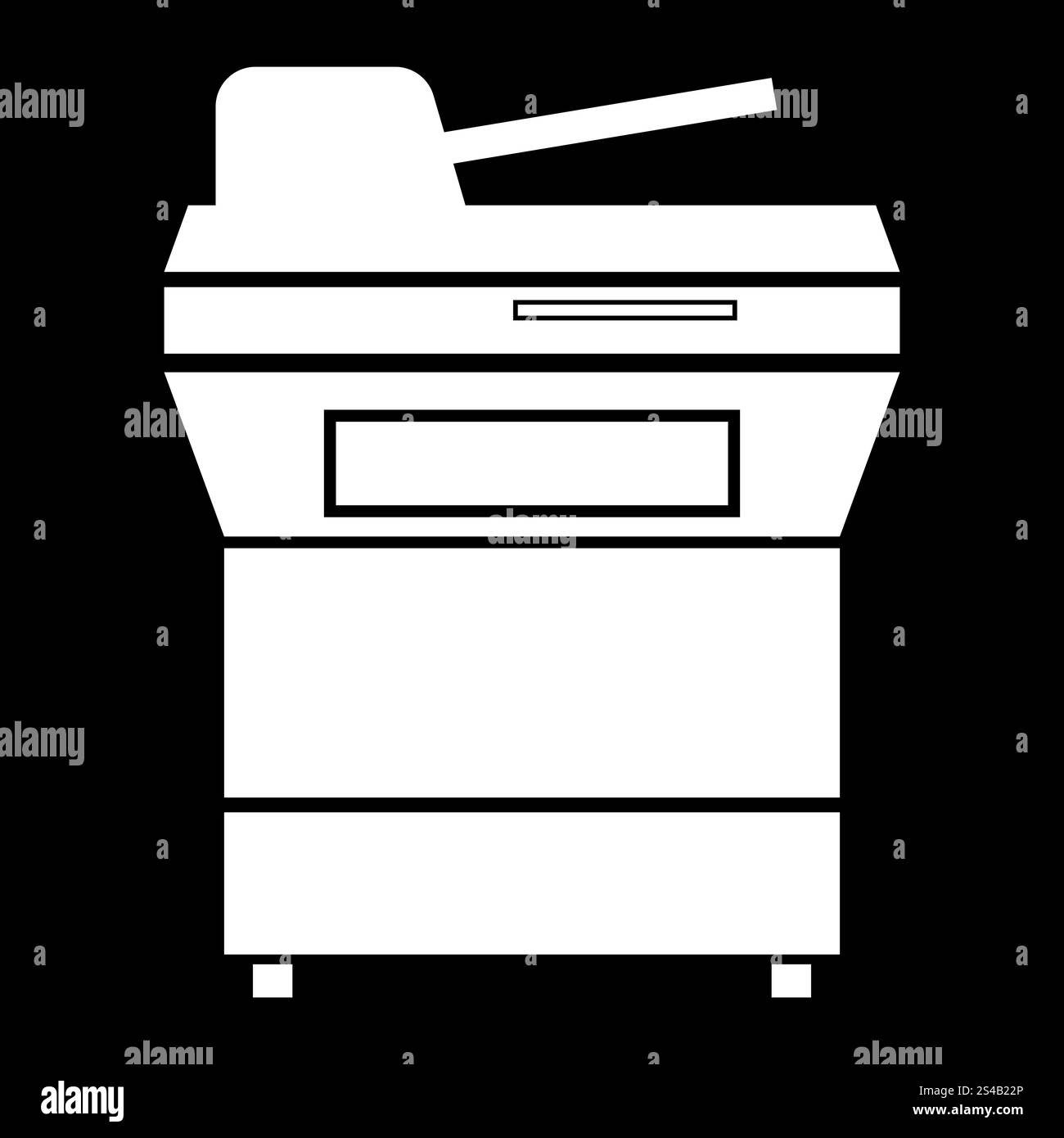 Multifunction printer or automatic copier icon Stock Vector Image & Art ...