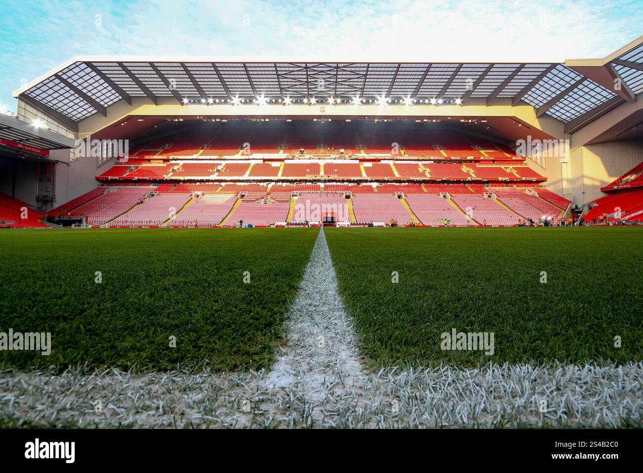 Liverpool, UK. 11th Jan, 2025. A General view of inside Anfield Stadium ...