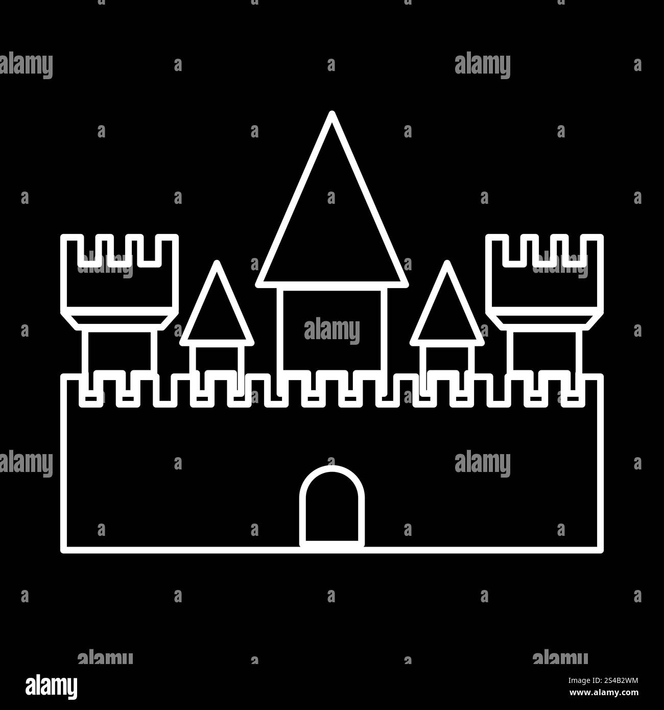 Castle icon Stock Vector Image & Art - Alamy