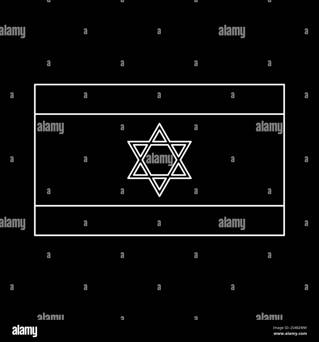 Flag of Israel icon Stock Vector Image & Art - Alamy