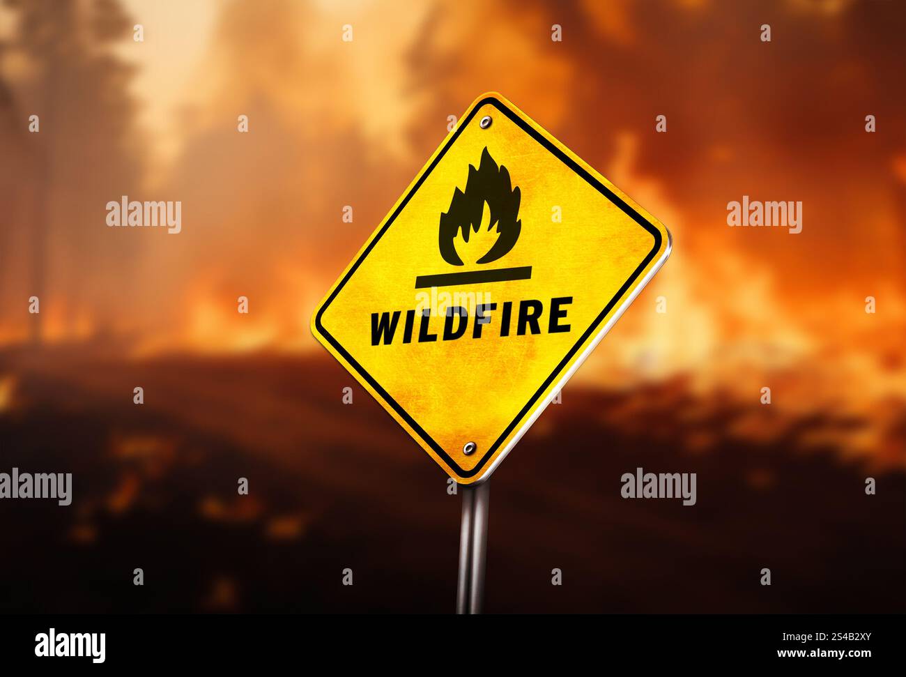 Wildfire danger notice hi-res stock photography and images - Alamy